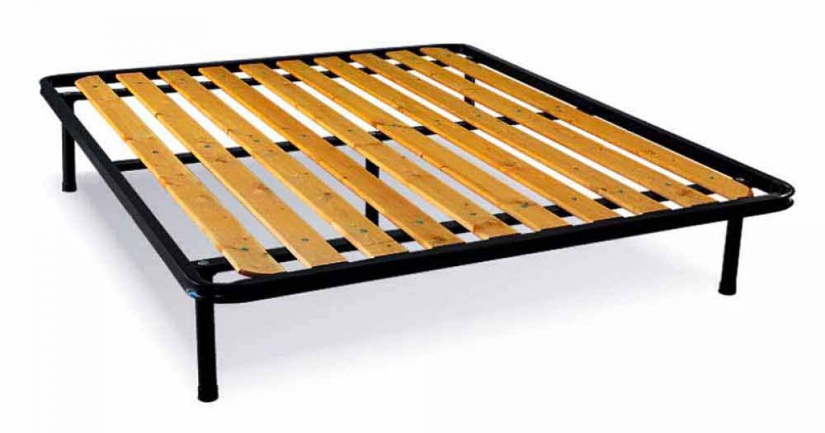 Red listones dobles Vertical Bio, somier de láminas de metal